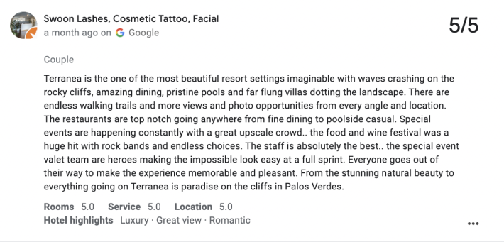 50+ Good Reviews Examples for Hotel - Reputation Manage